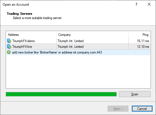 Add Different Broker Into Your Existing Metatrader 4 Client Terminal Installation Triumphfx